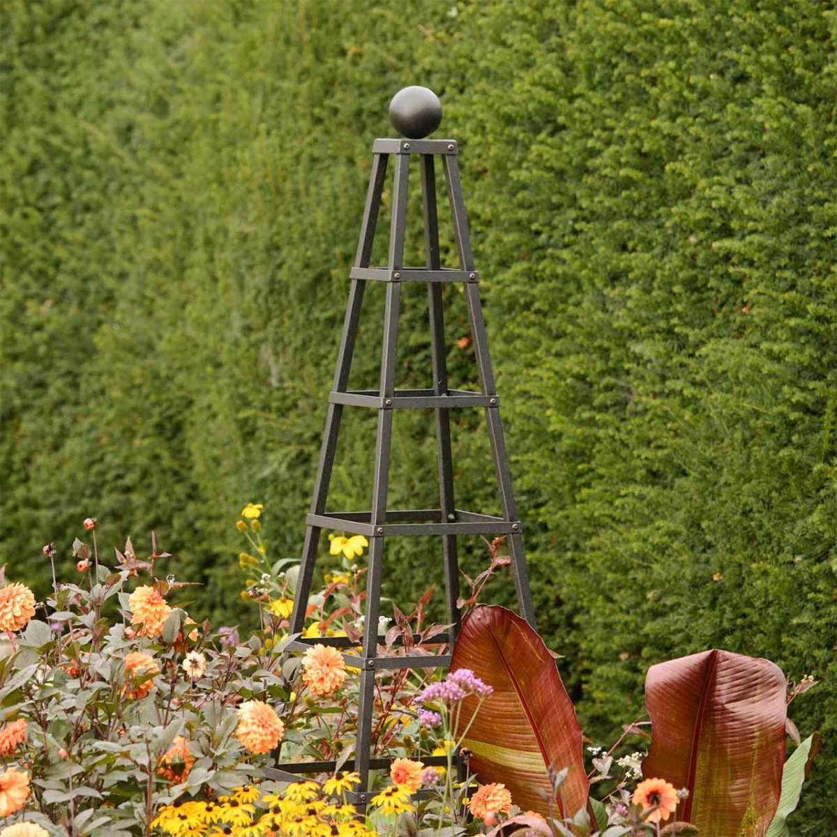 Rankpyramide - 2,5 m | Rankhilfen aus Metall | Rankhilfen ...