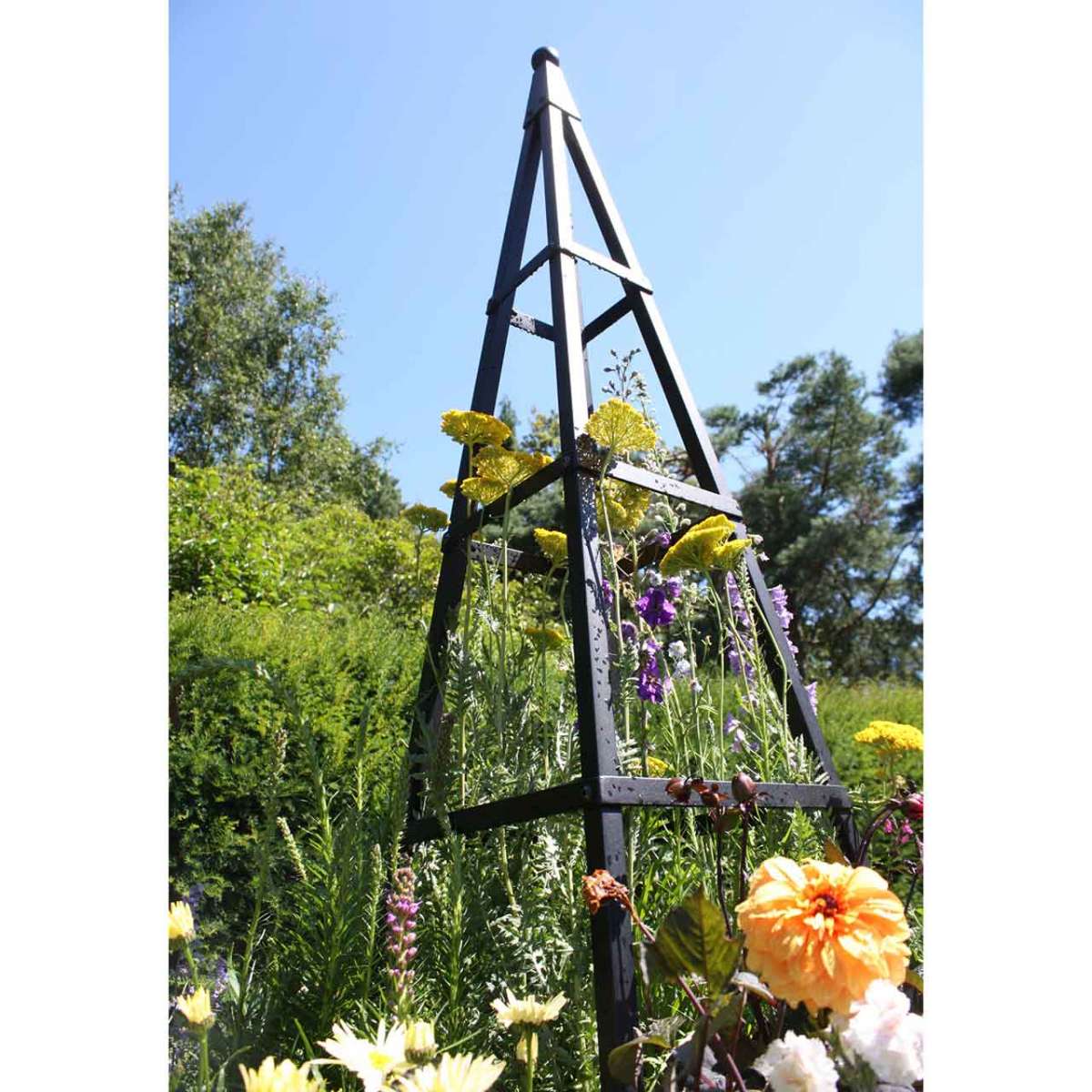 Rankpyramide | Rankhilfen aus Metall | Rankhilfen | Gartengestaltung ...