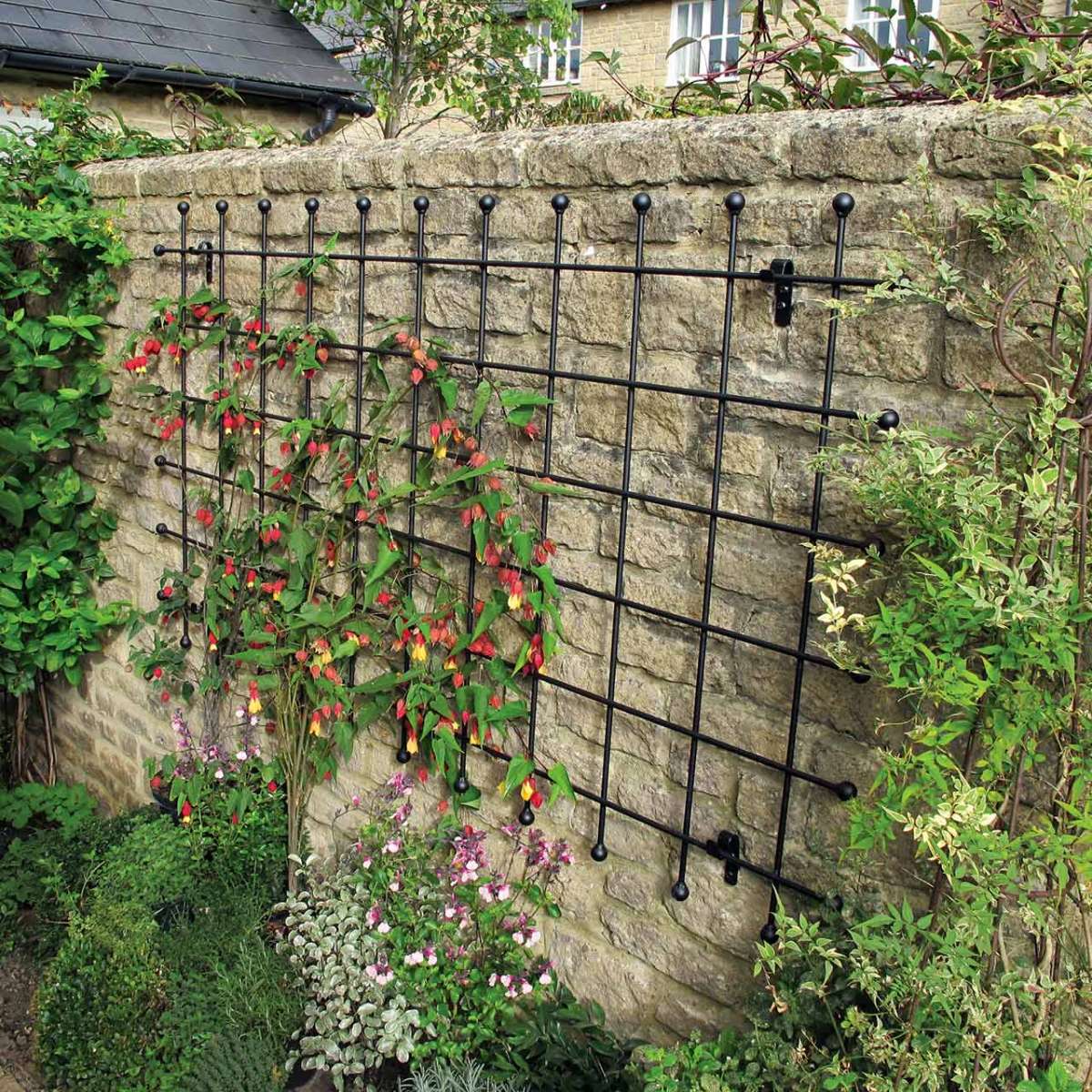 Rankgitter »Steel Rod Lattice« | Rankhilfen aus Metall | Rankhilfen ...